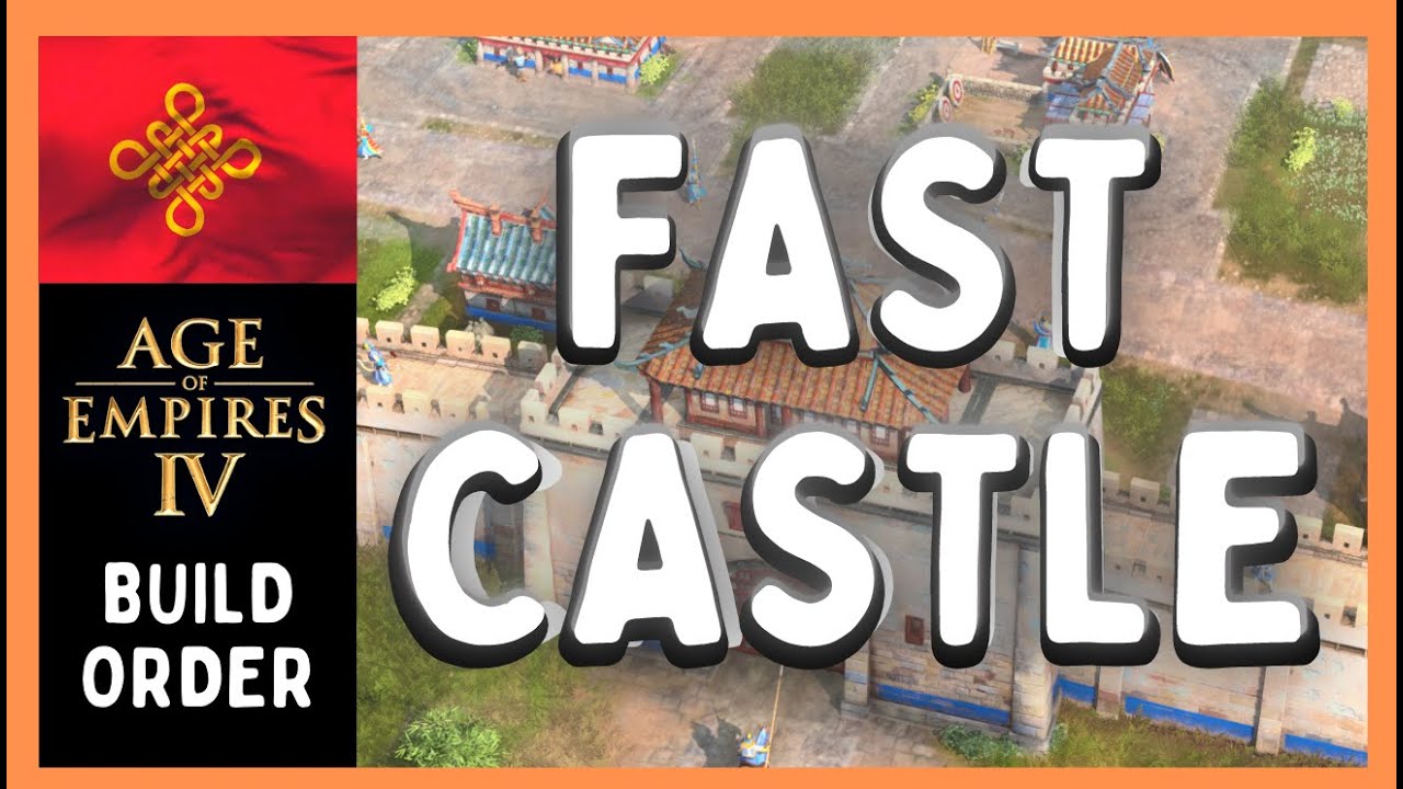 Chinese FAST CASTLE Build Order | 3 Stable Lancer Production | Age of ...