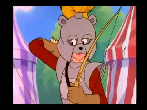Gummi Bears Calla Grabbing Her Braid Instead Of An Arrow - YouTube