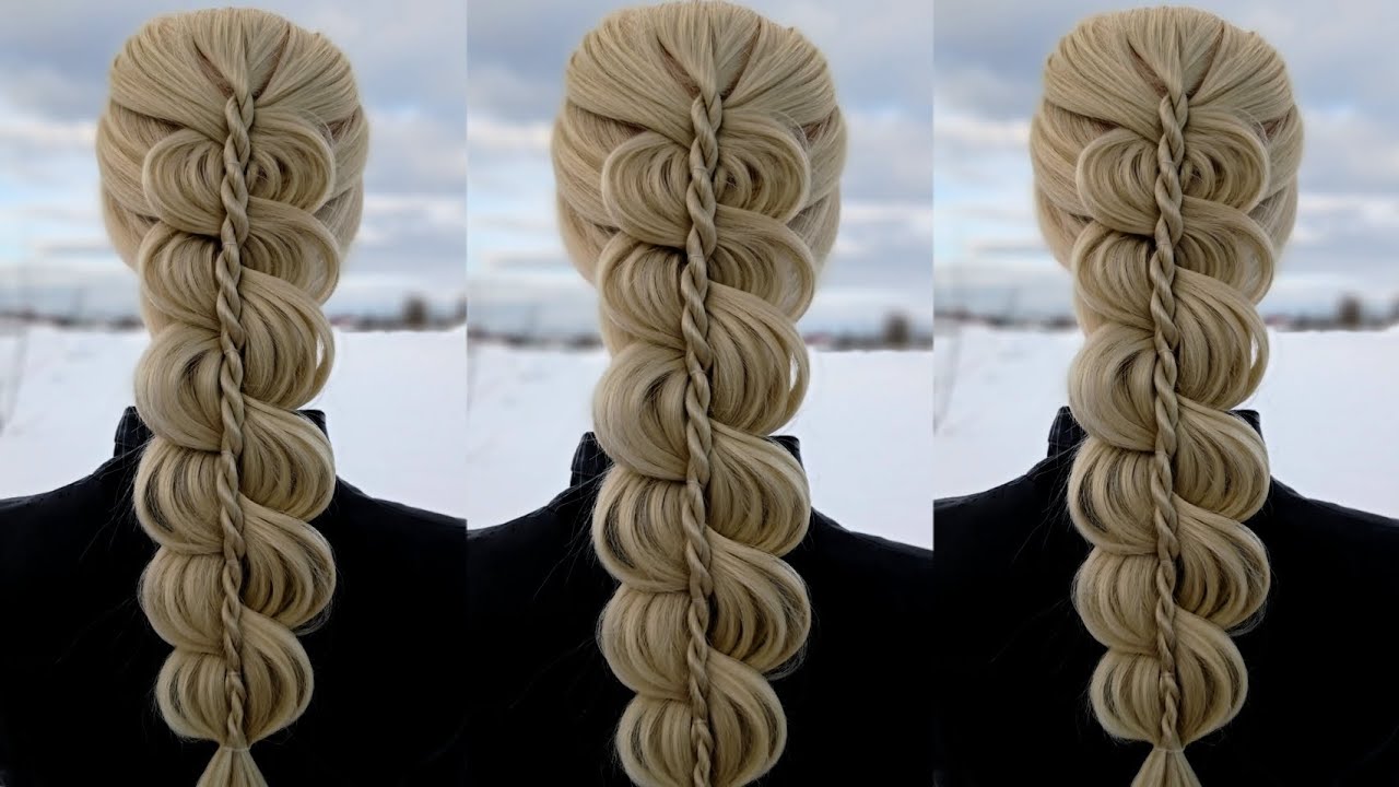 Double spiral braid hairstyle/Hairstyle tutorial - YouTube