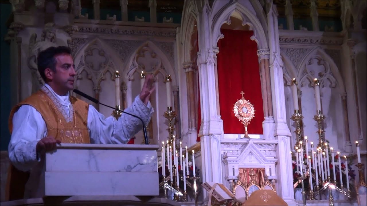 Homily_Fr. Matthew McNeely, FSSP_See God in others. - YouTube