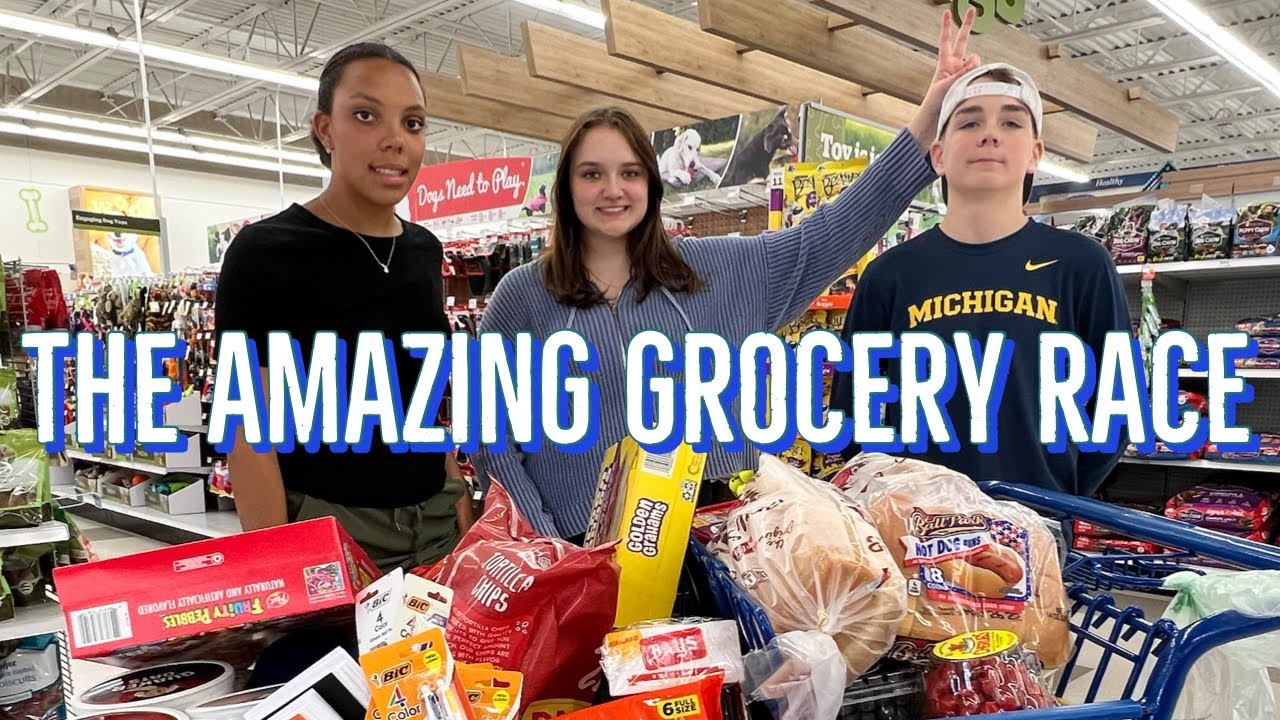 THE AMAZiNG GROCERY RACE~ KiDS ADDiTION - YouTube
