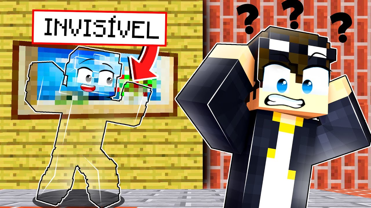 Fiquei InvisÍvel E Trollei Meu Amigo No Minecraft ‹ Alex › Youtube