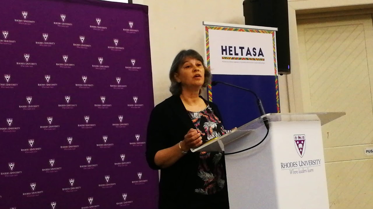Prof Cecilia Jacobs - HELTASA 2019 Keynote address - YouTube