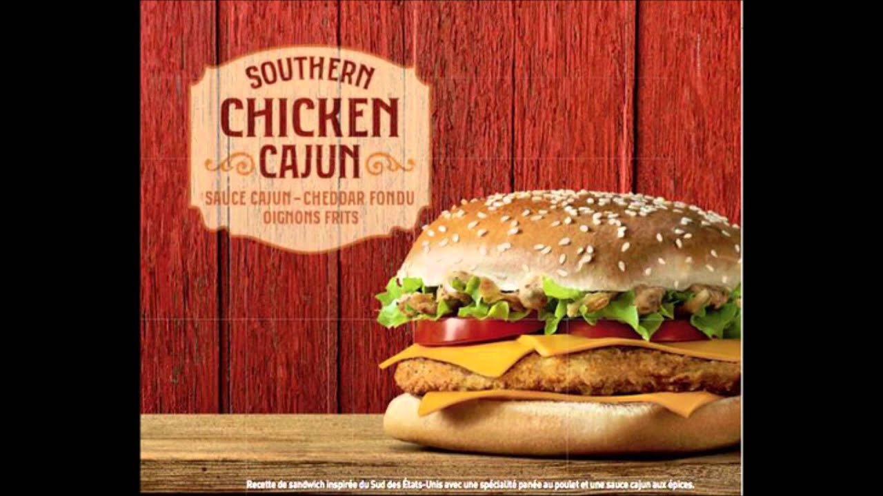 Musique pub Mc Do Southern Chicken Cajun 2014 - YouTube