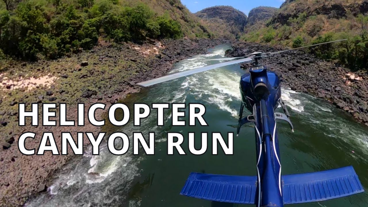 FLYING A HELICOPTER OVER THE VIC FALLS | PILOT BAMBI - YouTube