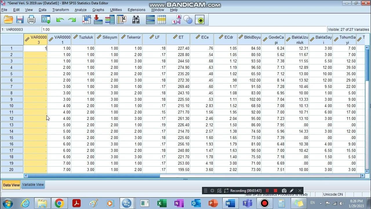 Two-way ANOVA, Main and Interaction Effects by using SPSS (Agricultural ...
