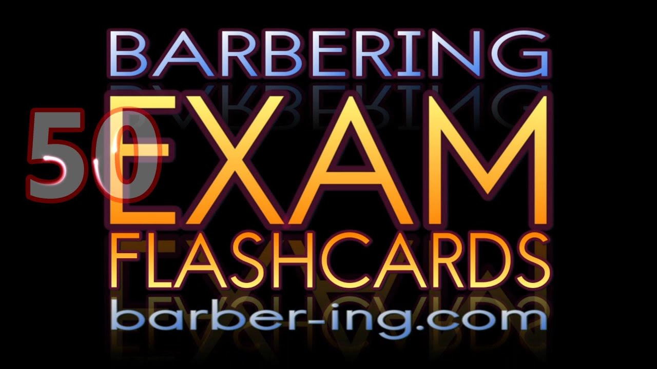 50 Q and A Flashcards for Barber Students - YouTube