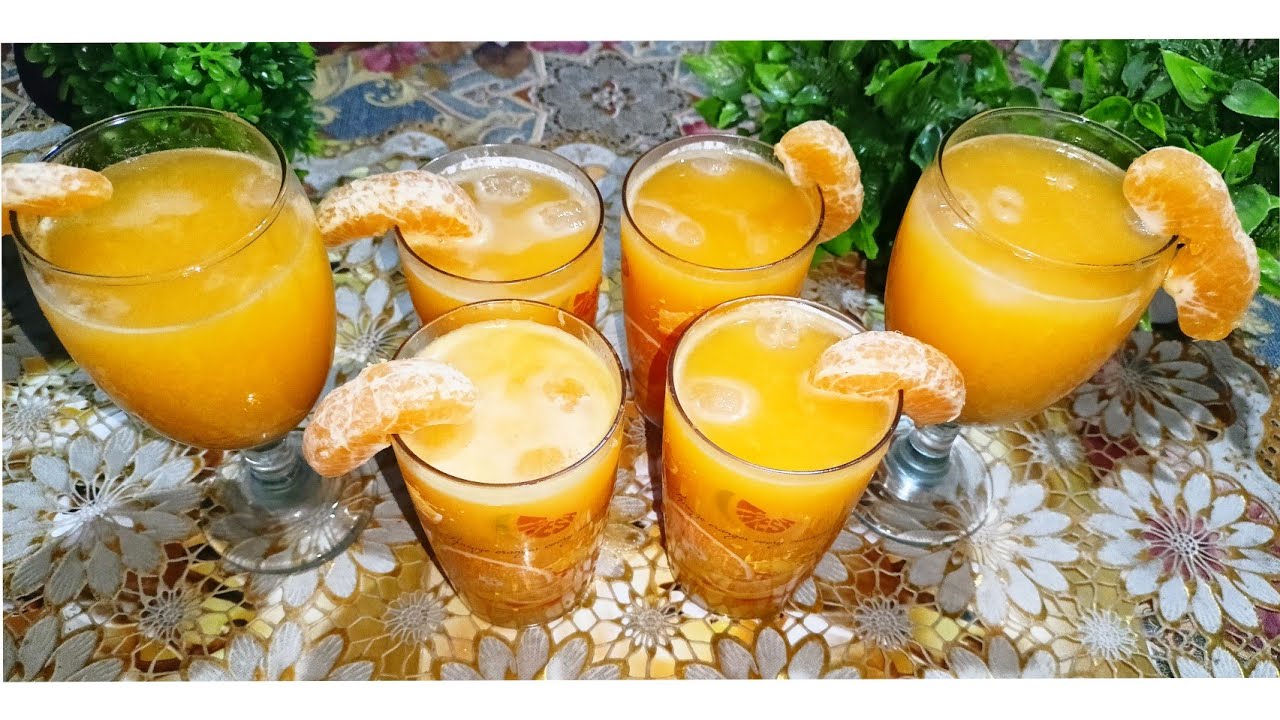 Fresh Orange Juice Recipe | Homemade Fresh and Healthy Orange Juice ...