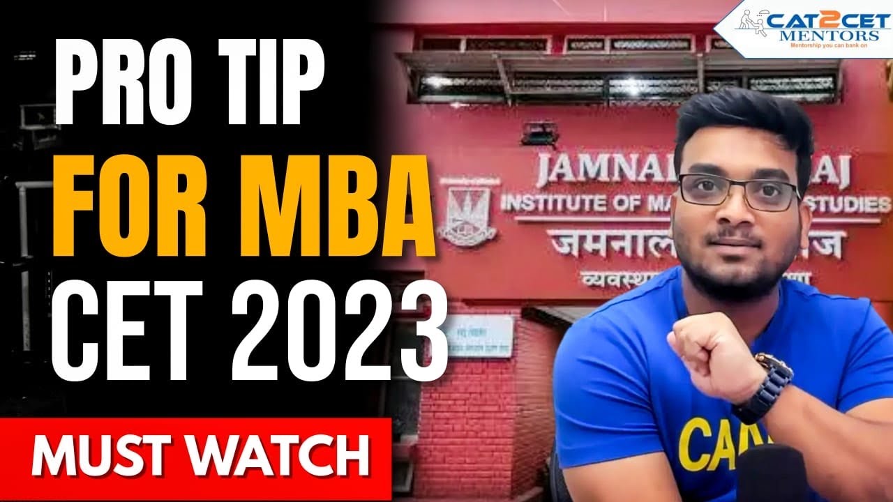 PRO TIP For MBA CET Aspirants | MBA CET 2023. - YouTube