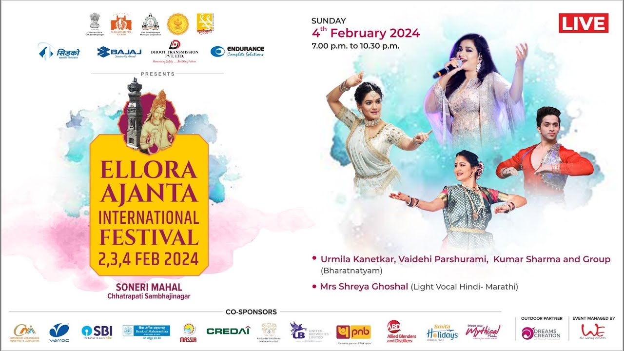 Day 3 l Ellora Ajanta International Festival 2024 l Urmila Kanetkar ...