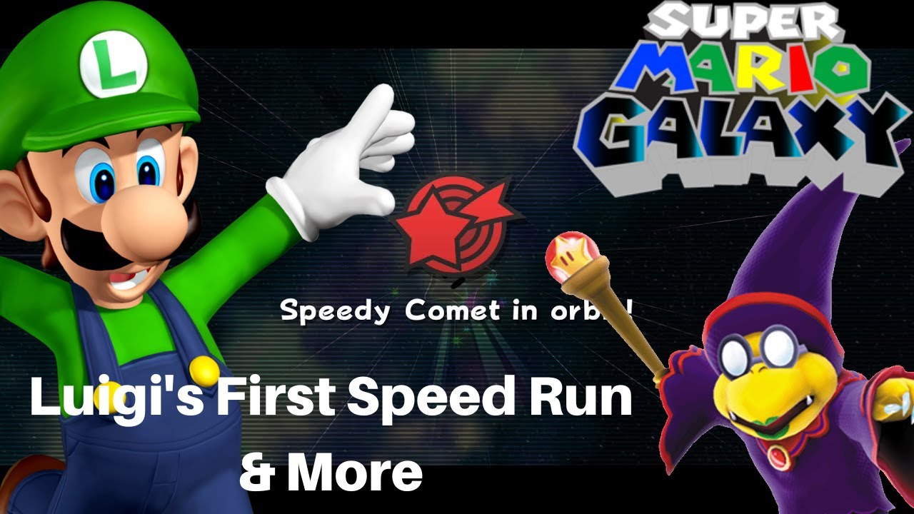 Super Mario Galaxy: Gameplay Walkthrough Part 61 - Luigi's First Speed ...