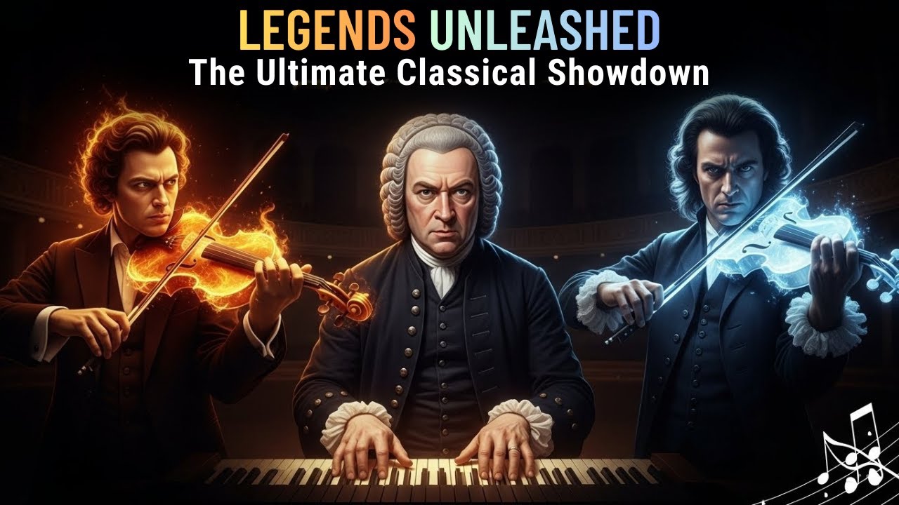 🎻 Vivaldi, Bach & Paganini – The Greatest Classical Music Legends of ...