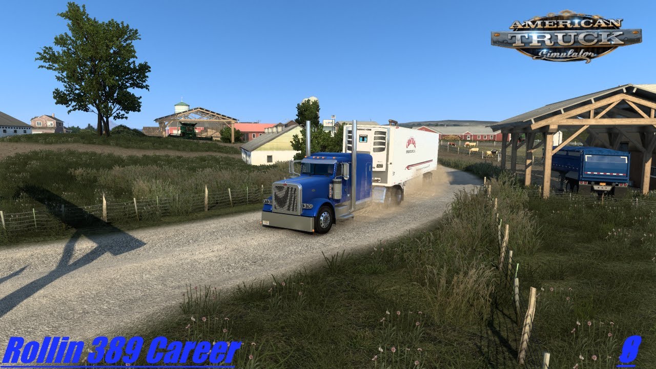 American Truck Simulator Rollin 389 Career Episode 8 - YouTube