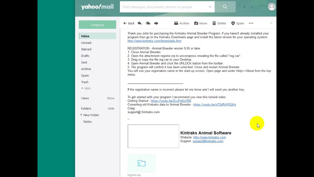 How to register Kintraks software - YouTube