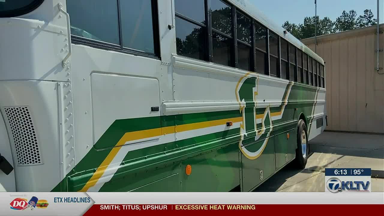 Longview ISD adds 2 new Lobo transport buses for extracurricular travel ...