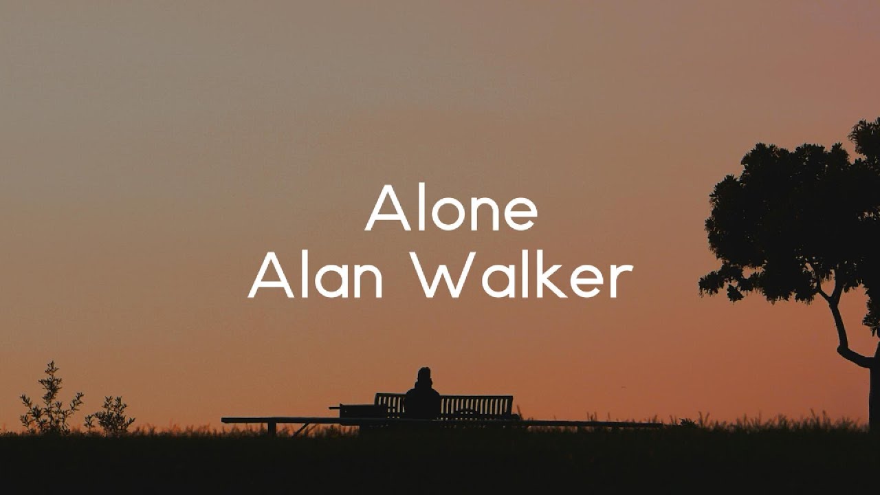 Alone - Alan Walker (Lyrics Video) - YouTube