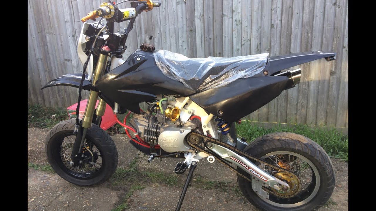Road Legal CRF70 Stomp 160 Pit Bike Build - YouTube