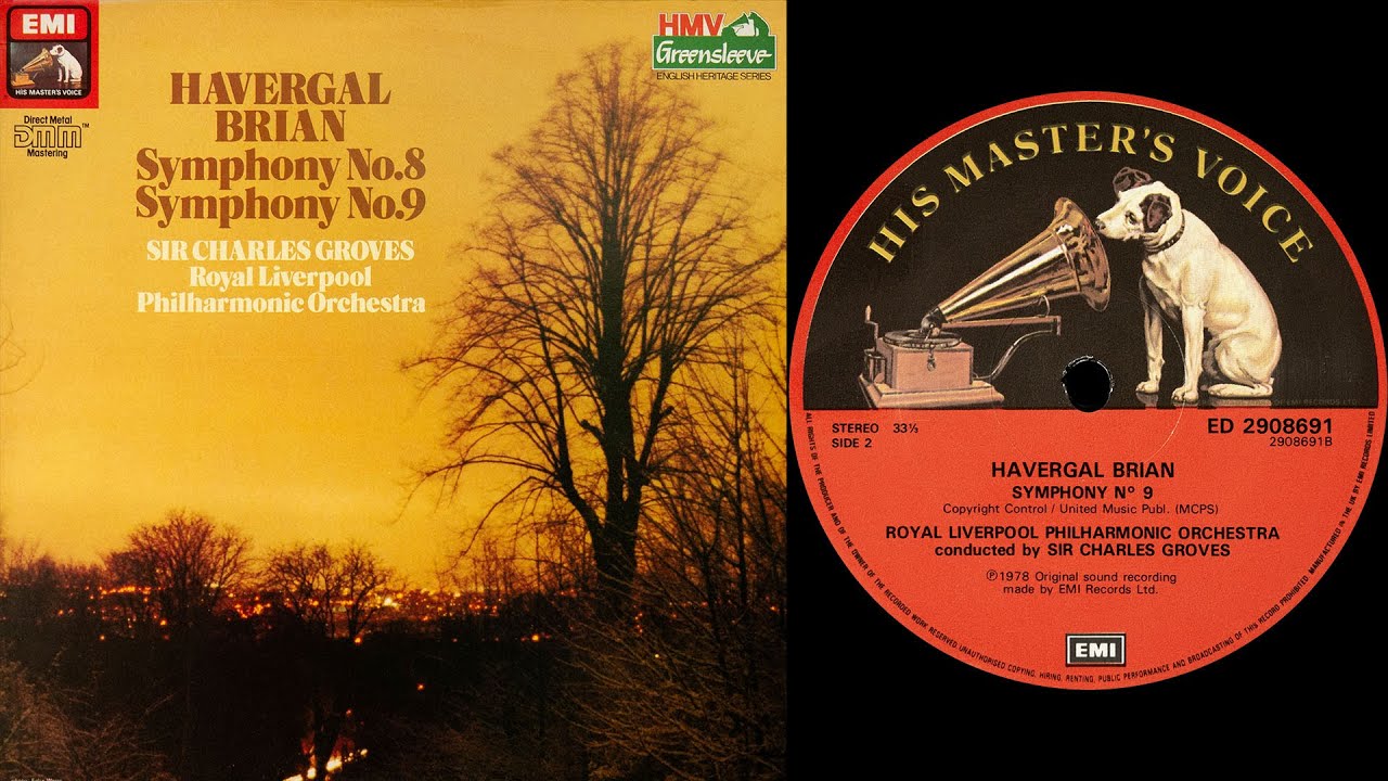 Havergal Brian - Symphony No.9 (Groves) (vinyl: Soundsmith Zephyr ...