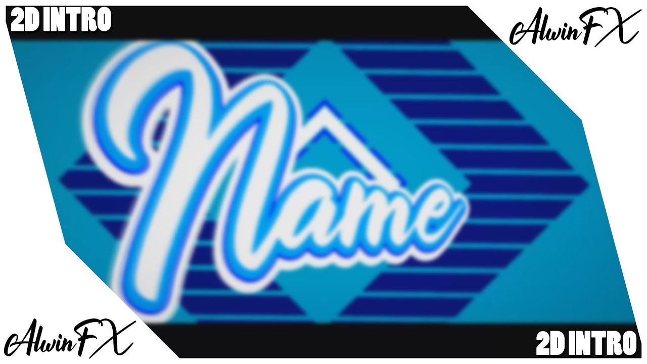 [Panzoid] Free Intro Template 2D Blue - YouTube