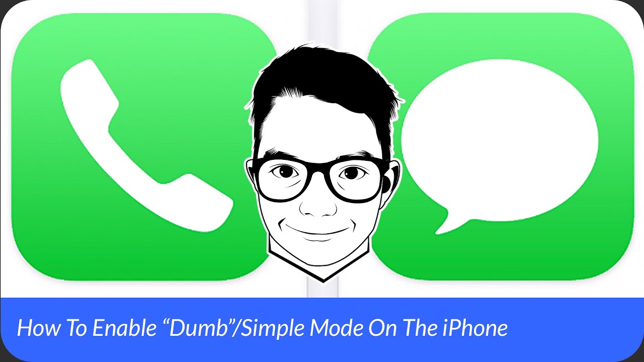 How To Enable "Dumb"/Simple Mode On The iPhone I Tech Tips By P.A.U.L ...