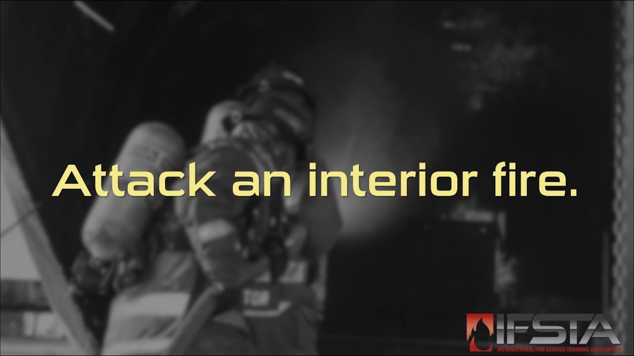 Aircraft Rescue and Fire Fighting - Attack an Interior Fire - YouTube