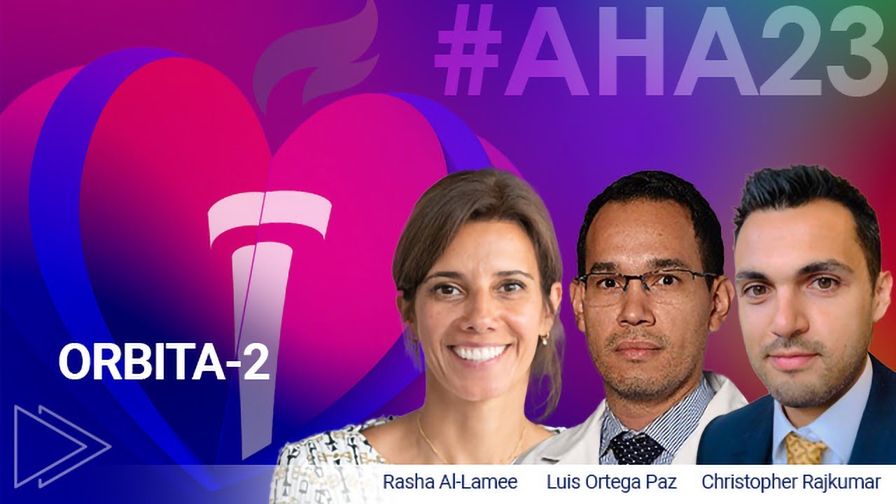 ORBITA-2 - Percutaneous coronary intervention for stable angina #AHA23 - YouTube