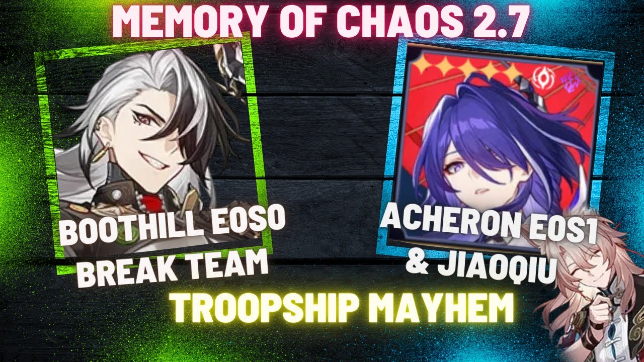 Boothill & Acheron Carry F2P Through the Hardest Memory of Chaos! - YouTube