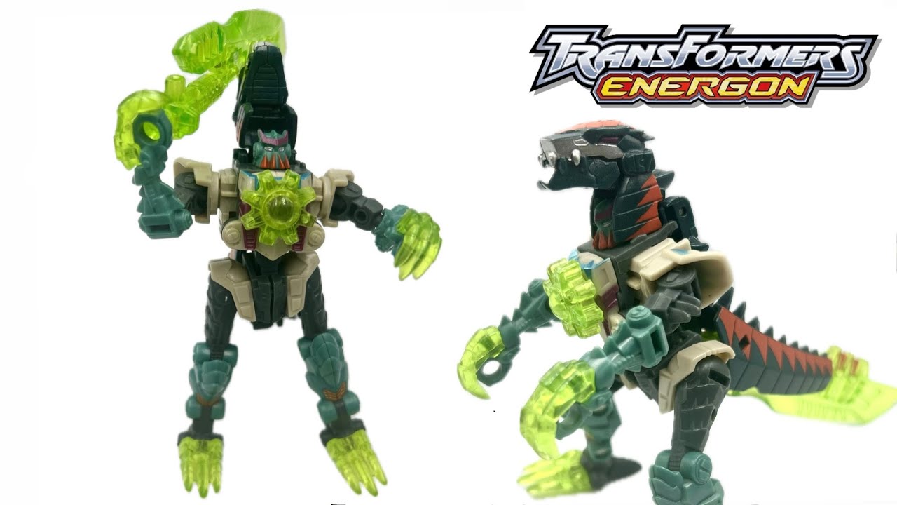 Cruellock | Transformers Energon 2004 Toy (Energon Class) ダイノボット) - YouTube