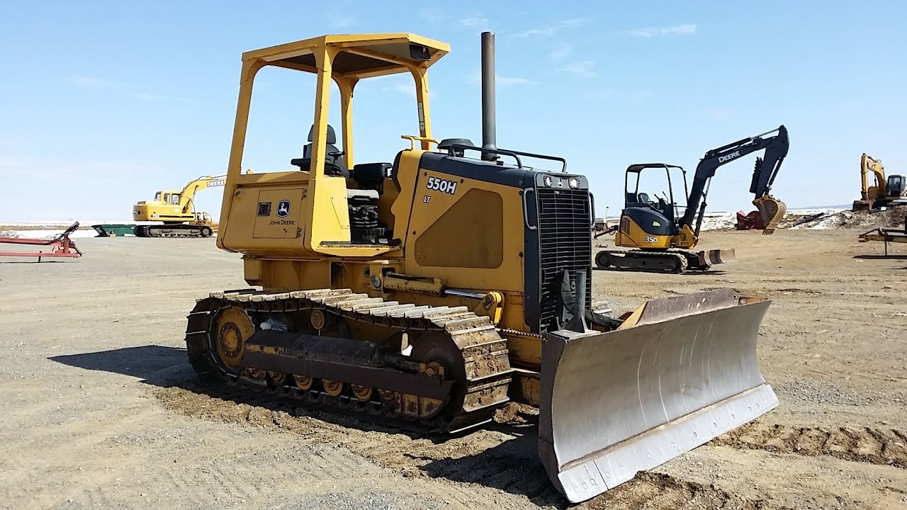 2003 John Deere 550H LT Dozer - YouTube