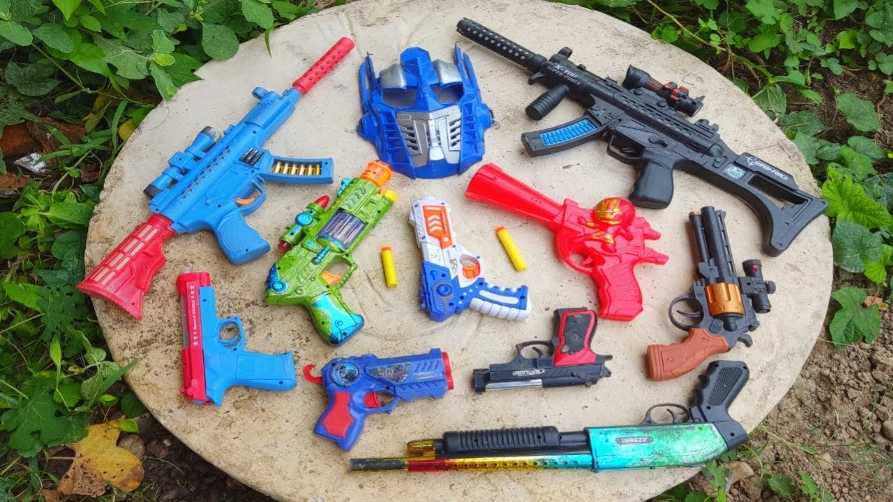 collect of nerf guns superhero guns shotgun ak 47 spiderman gun sniper ...