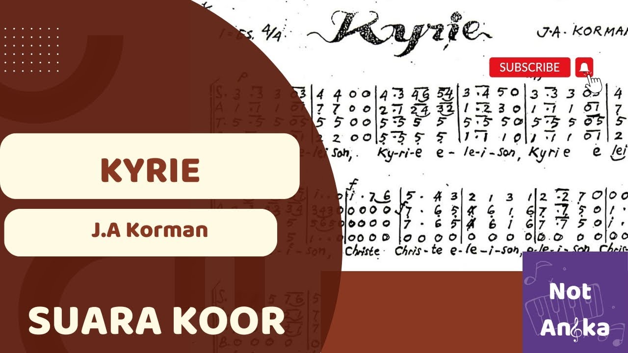 Lagu Kyrie (Cipt. J.A Korman) Koor : GEMATRUS Tukuneno - YouTube