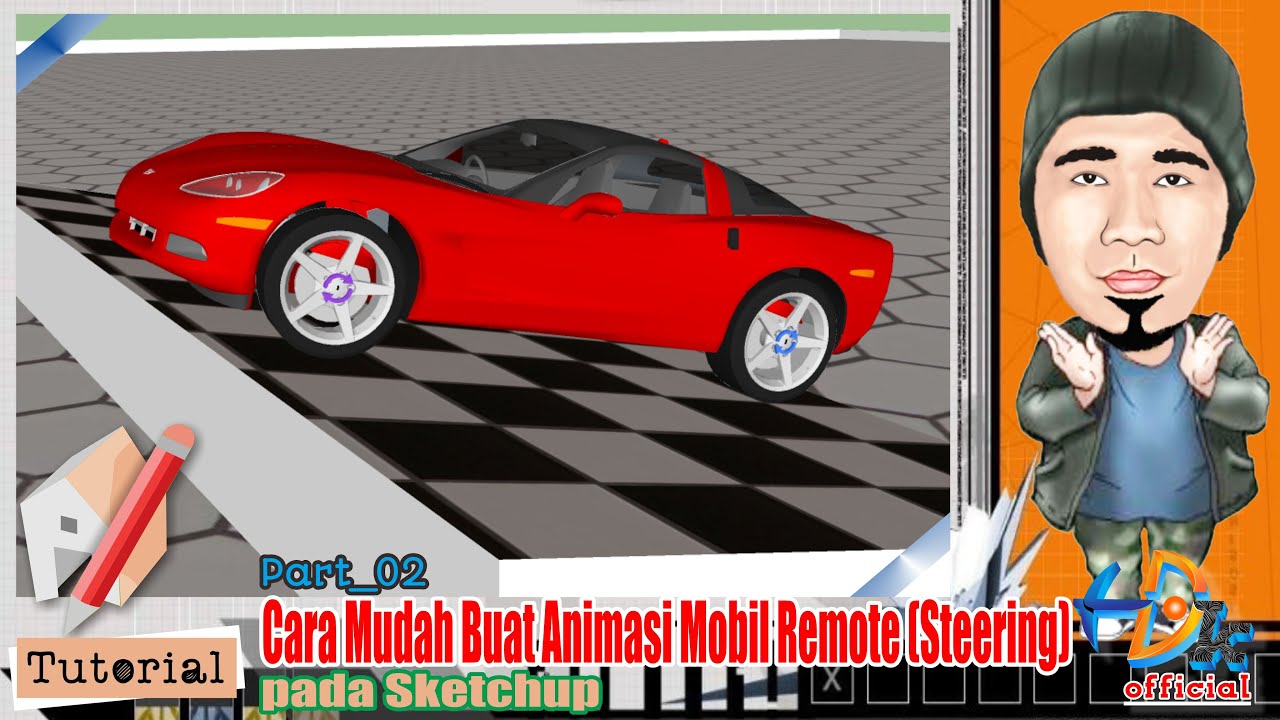 Cara Buat Animasi Mobil dengan Kendali Kemudi (Steering) dengan Mouse ...