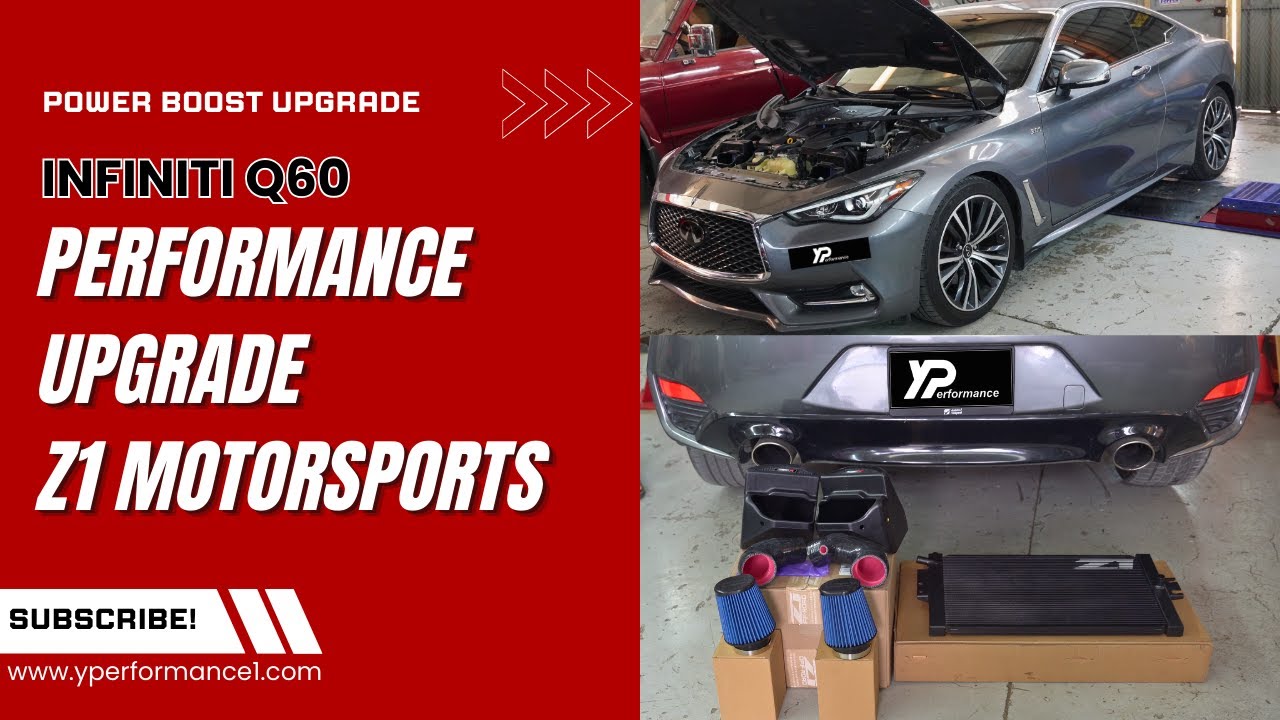 Infiniti Q60 Performance Boost | Z1 Motorsport Heat Exchanger & Cold ...