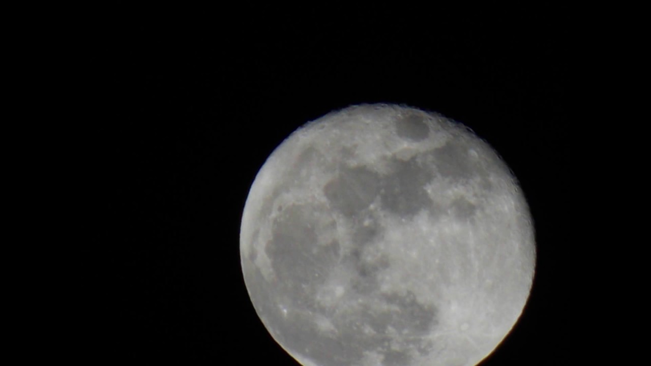 strange blue orb around moon - YouTube