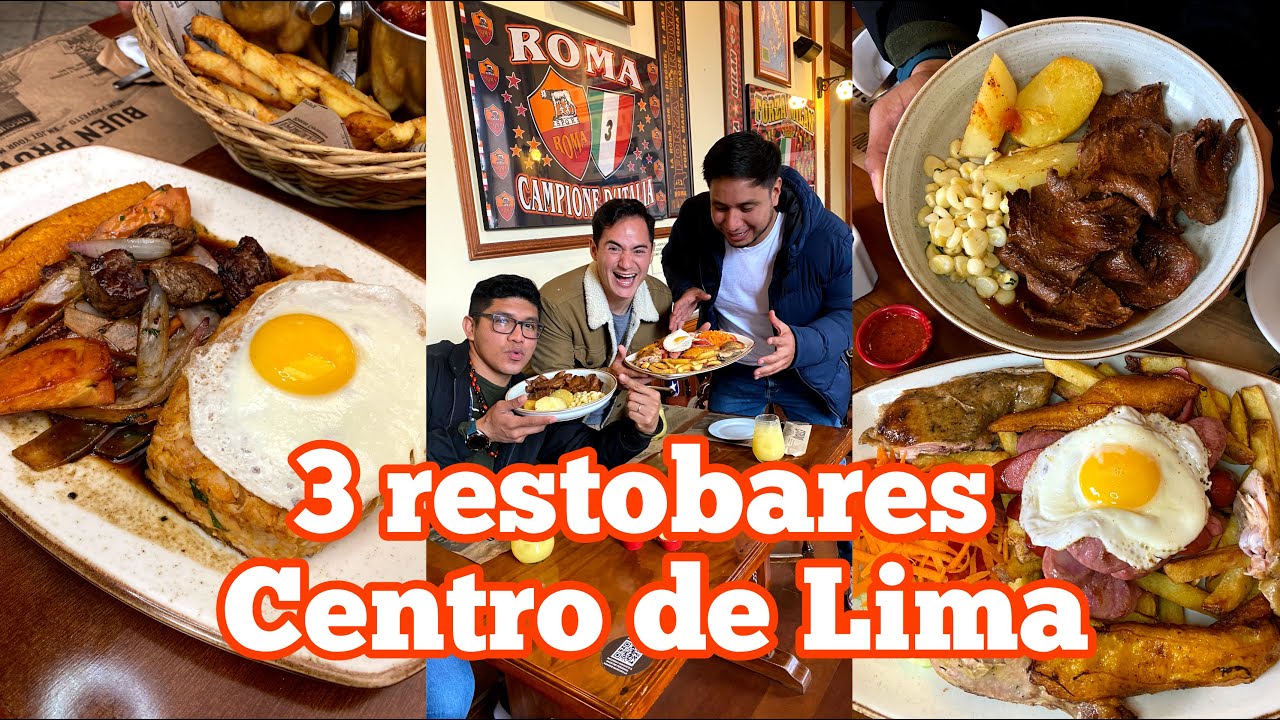 3 RESTOBARES EN EL CENTRO DE LIMA Parte I | Ft. @Pasajeenmano - YouTube