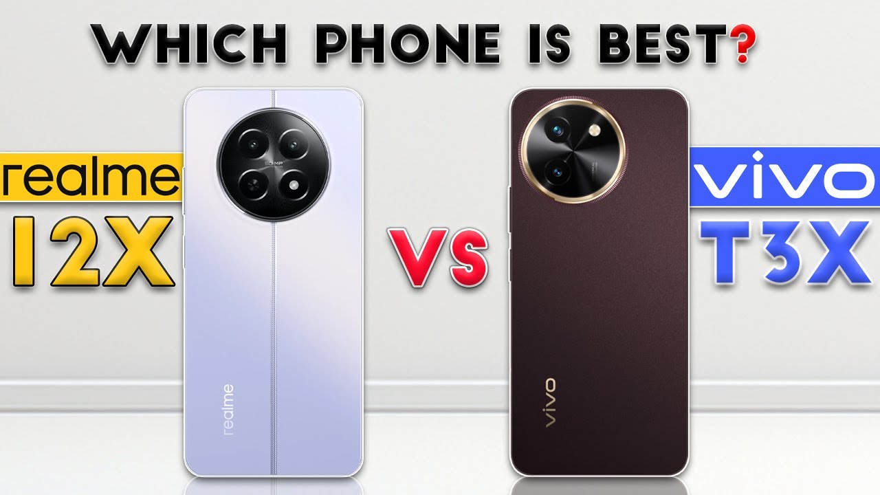 Vivo T3x vs realme 12x : Which Phone is Best 😮 - YouTube