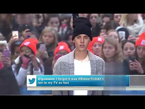 Justin Bieber  The Feeling Today Show Live 2015