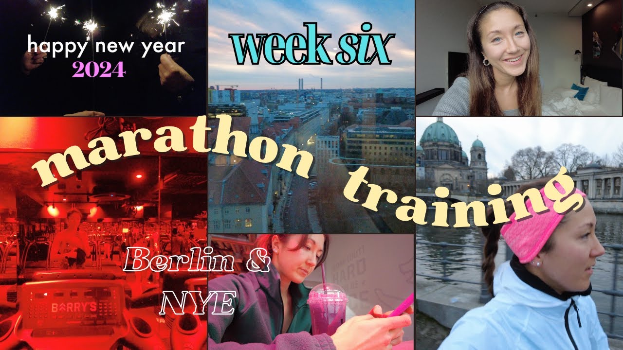 marathon training vlog: week 6 | 5 runs, trip to Berlin, Barry's, NYE - YouTube