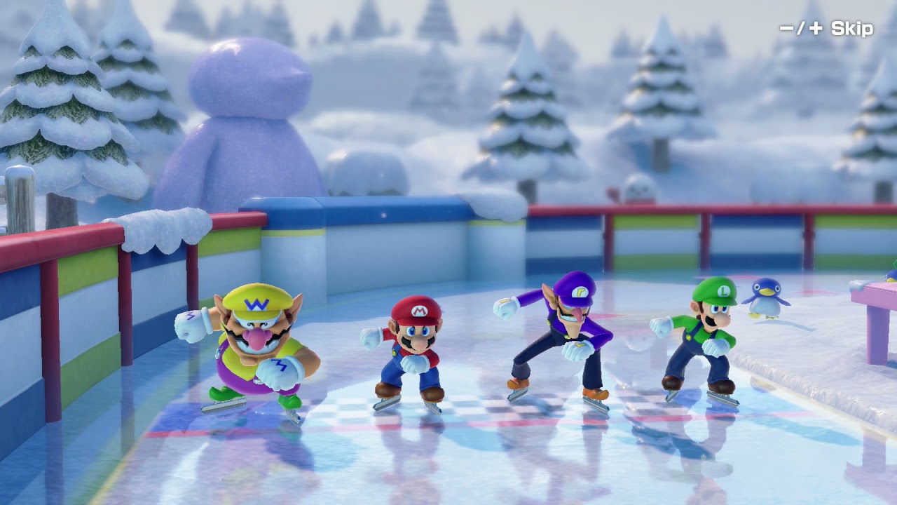 Mario Party SuperStars - MiniGames - Later Skater (Free For All) - YouTube