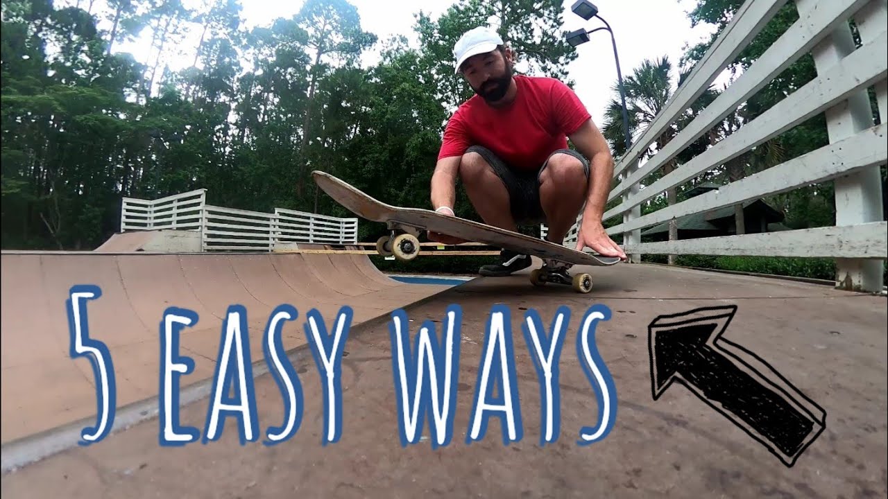 5 easy ways to drop into a ramp - YouTube