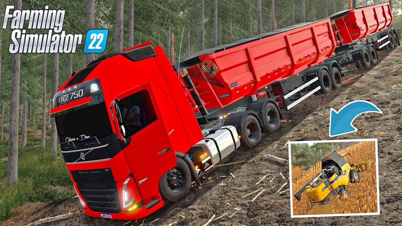 FINALMENTE O VOLVO FH FICOU PRONTO! - PRIMEIRA COLHEITA DE UVA E MILHO ...