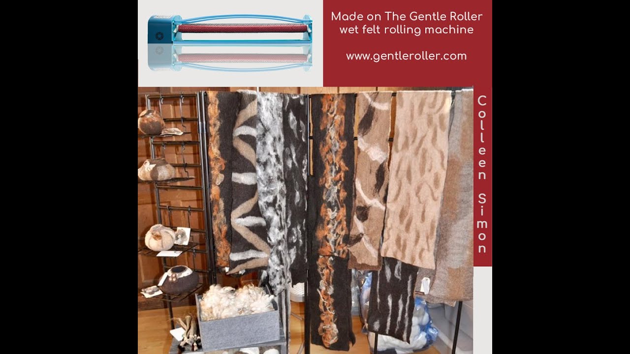 The Gentle Roller - wet felt rolling machine - Pt 1 - YouTube