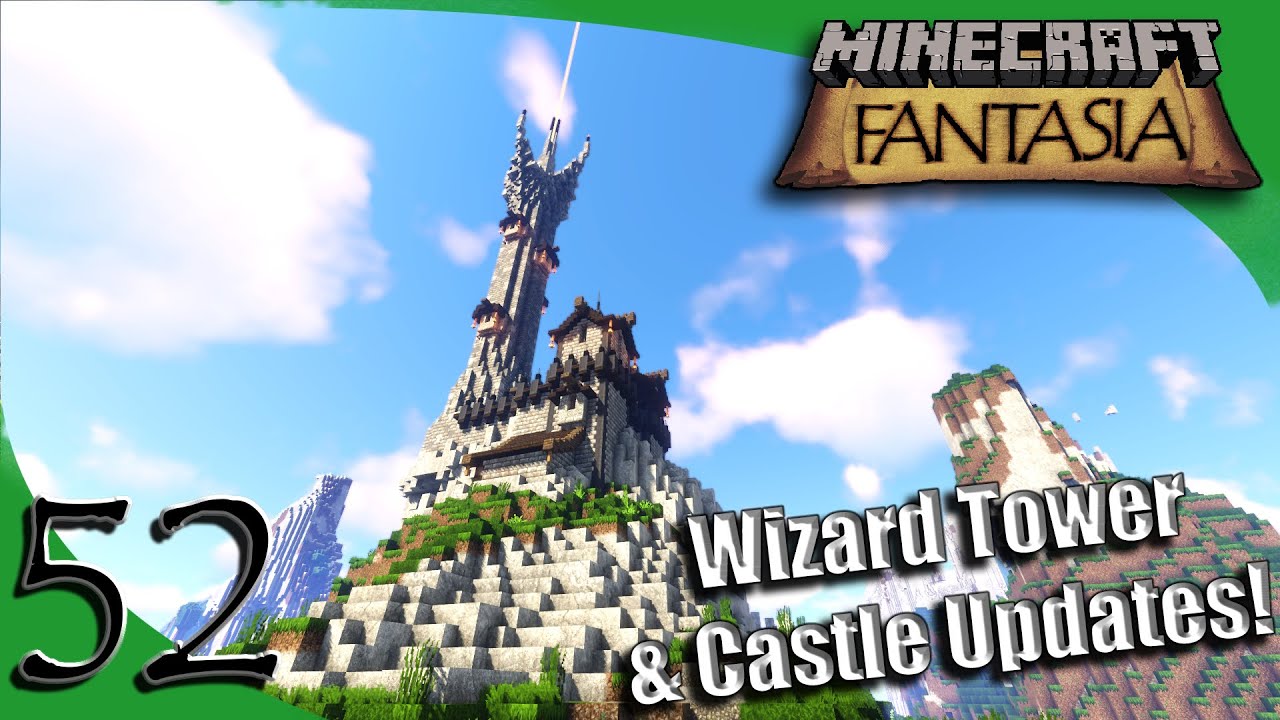 Wizard Tower & Castle Updates! | Minecraft Fantasia | Ep52 - YouTube