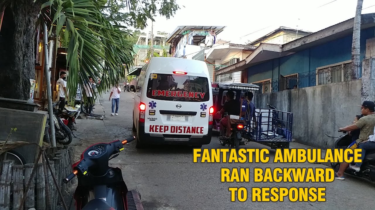 Ambulance ran backward skillfully on ramp, responded to hospital in ...