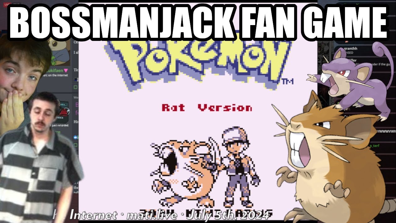Mad at the Internet - Josh Plays BossmanJack Pokemon Rat Version Fan ...