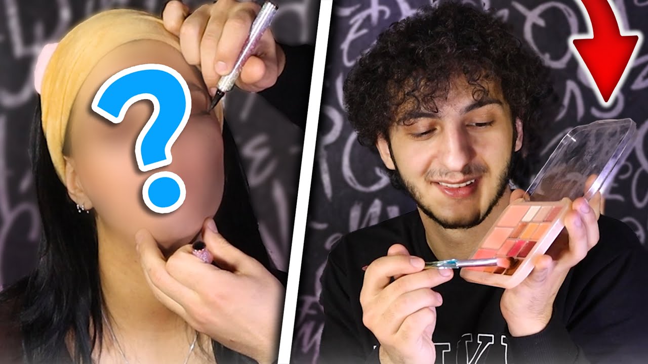 ჩემს შეყვარებულს ვუკეთებ მაკიაჟს 💝💄💅 Youtube