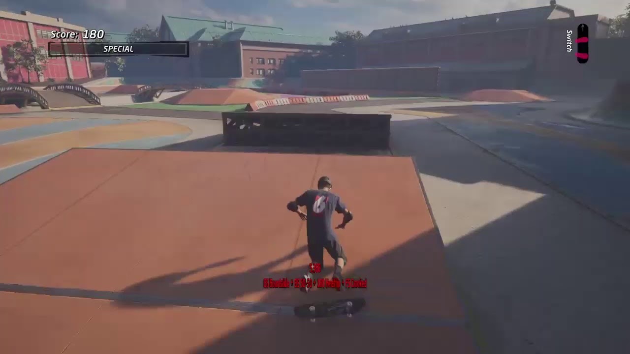 Playing tony hawk geting a high score - YouTube
