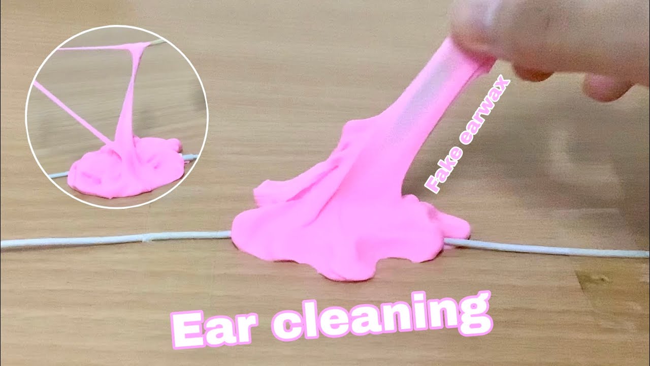 [ASMR] Ear massage, Ear cleaning , Fake earwax - YouTube