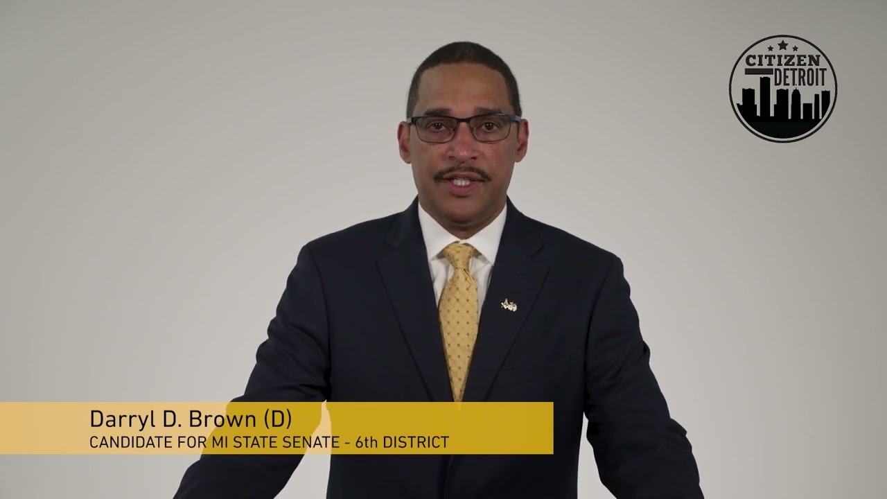 Darryl D Brown (D) - Candidate for Michigan State Senate - 6th District - YouTube