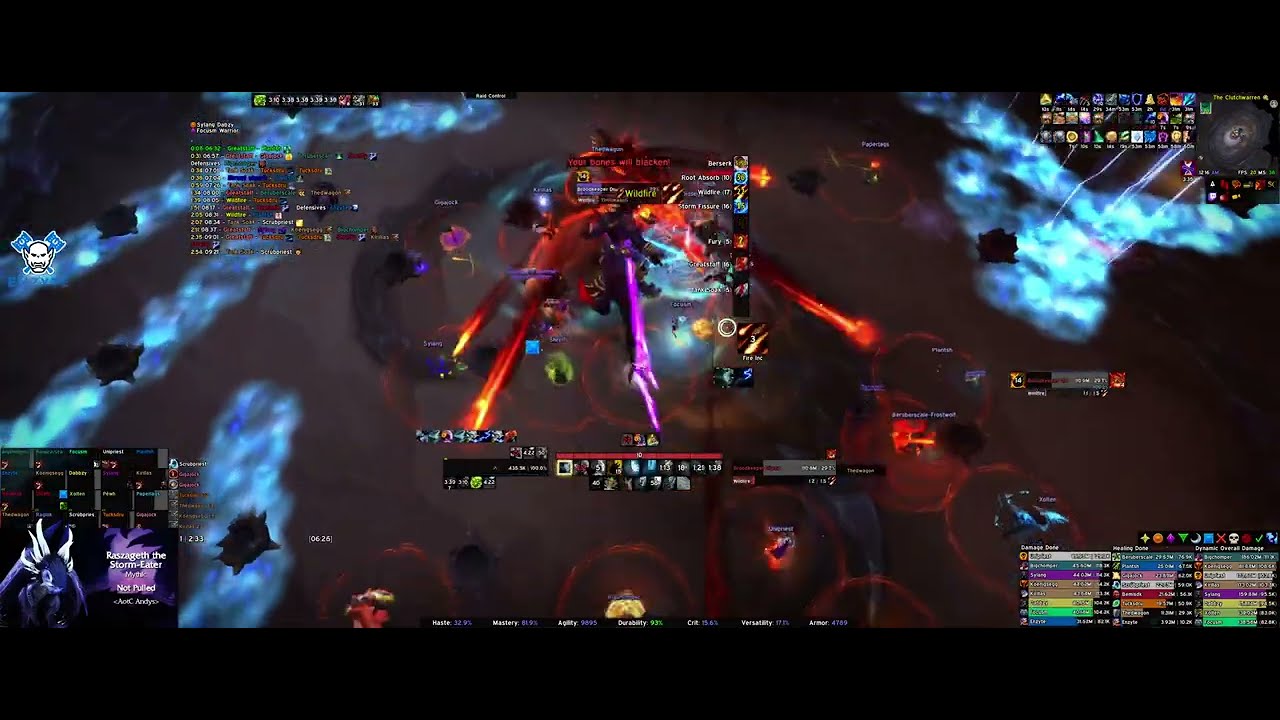 Mythic Diurna Broodkeeper - Enhancement Shaman POV - 97% Boss Parse ...